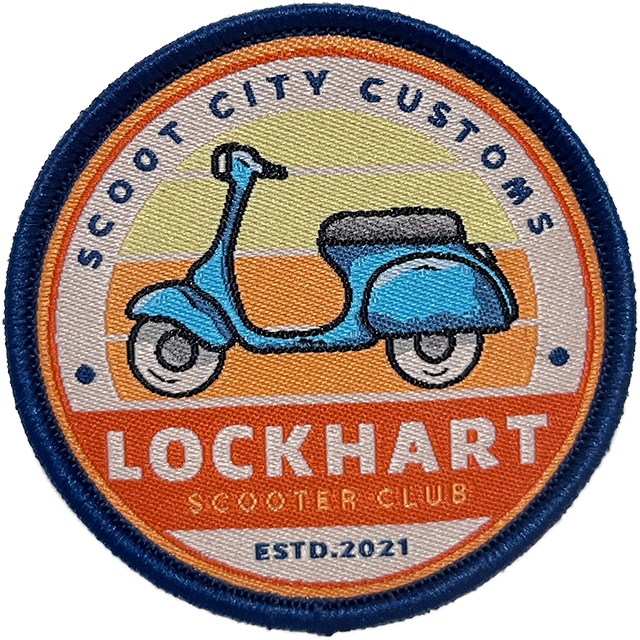 Scoot City Customs Lockhart Scooter Round Patch – Nostalgic Rags